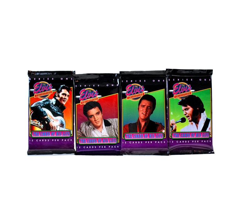 4 Packs of Elvis Collection Trading Cards 1992 Series 1 - Etsy