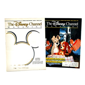 The Disney Channel Magazines 27 Issues December 1985 - November 1988 - Etsy