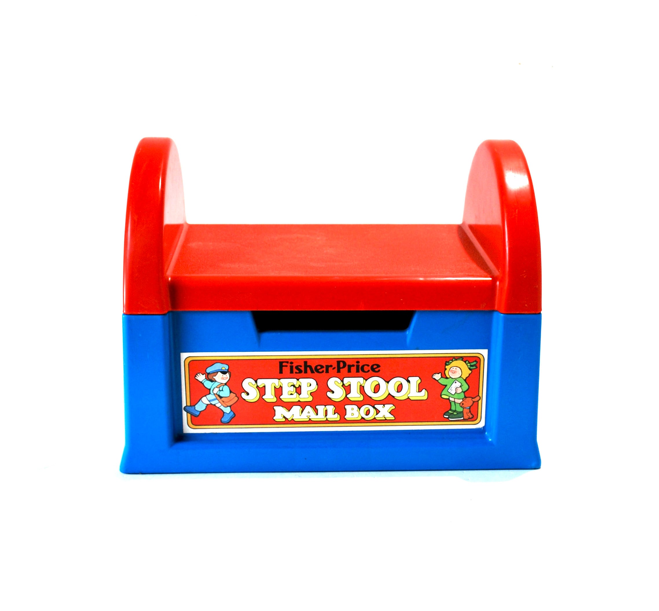 Fisher Price Step Stool Mailbox 1984 Red & Blue Mailman | Etsy