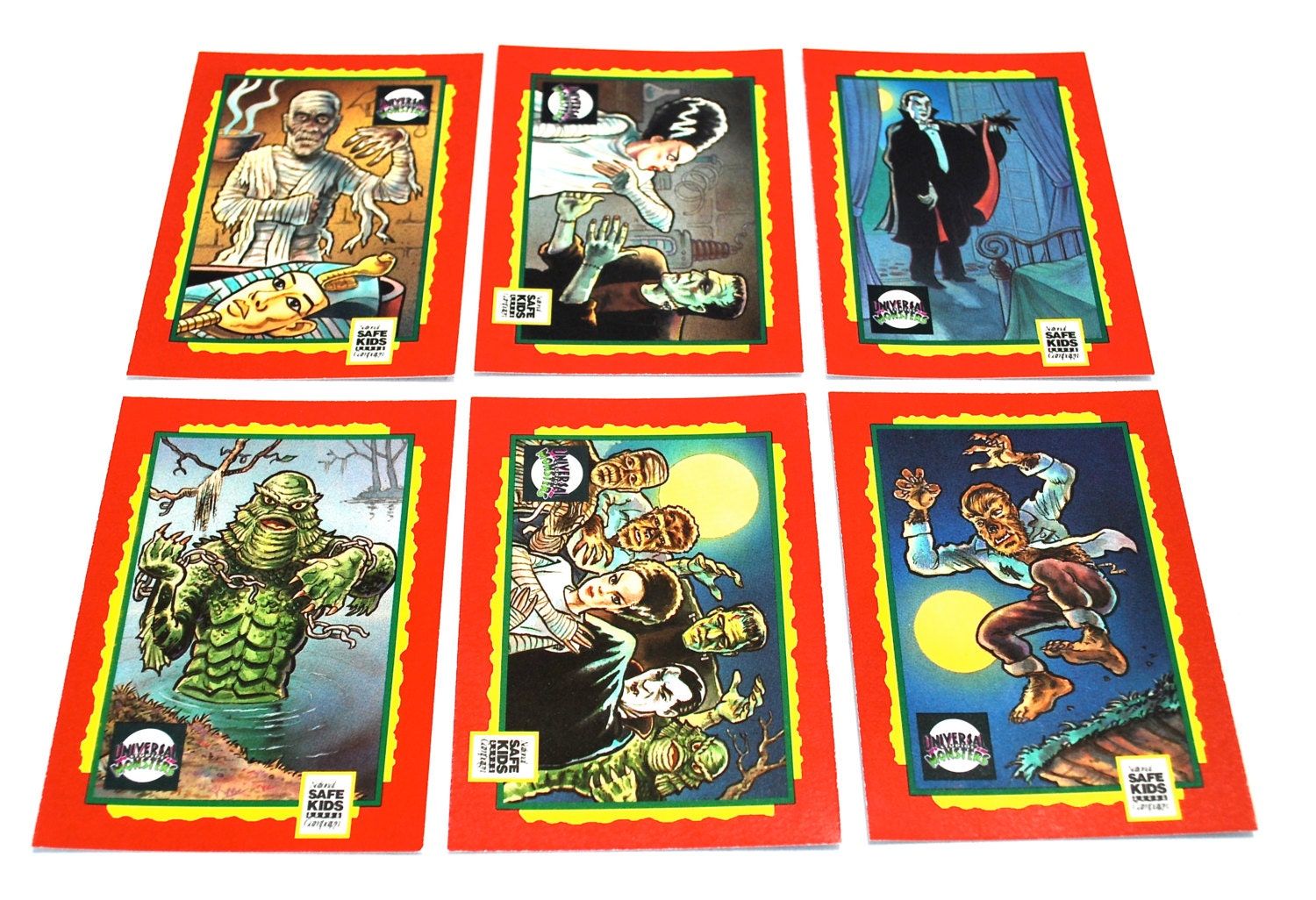 Universal Monster Trading Card Treats 6 Card Set Impel 1991 - Etsy