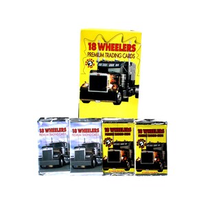 4 Packs of 18 Wheelers Trading Cards Series 1 & 2 1994 - Etsy