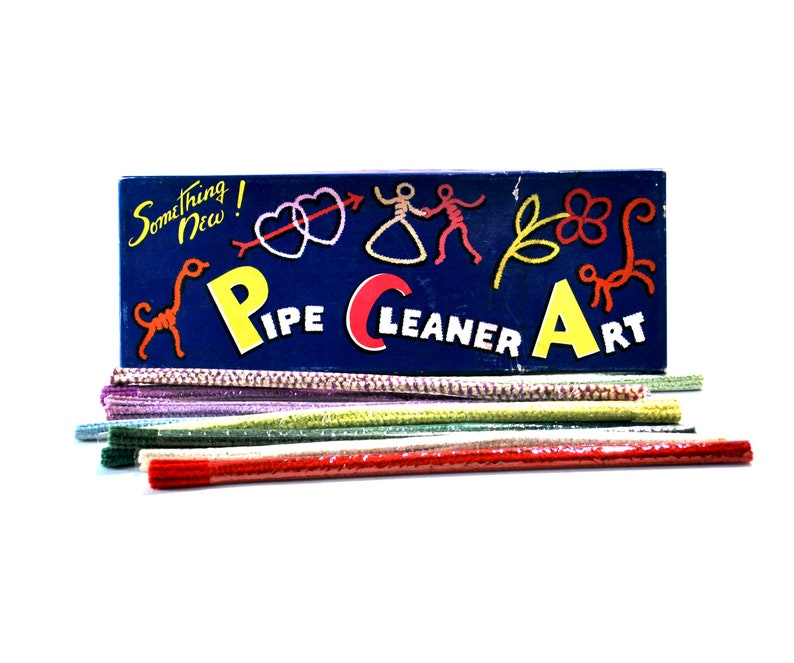 Pipe Cleaner Art Set Something New Arts & Crafts Super - Etsy