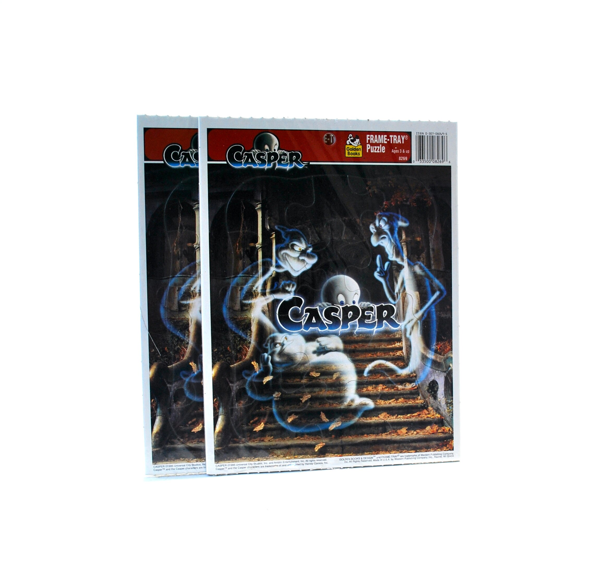 Casper the Ghost Frame Tray Puzzle by Golden Books Sealed Old | Etsy