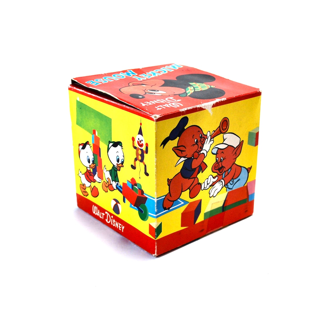 Disney Stackable Blocks Mickey Mouse made in West Germany IOB | Etsy