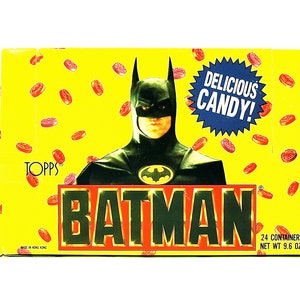 3 Batman Candy Containers by Topps Michael Keaton DC Comics - Etsy