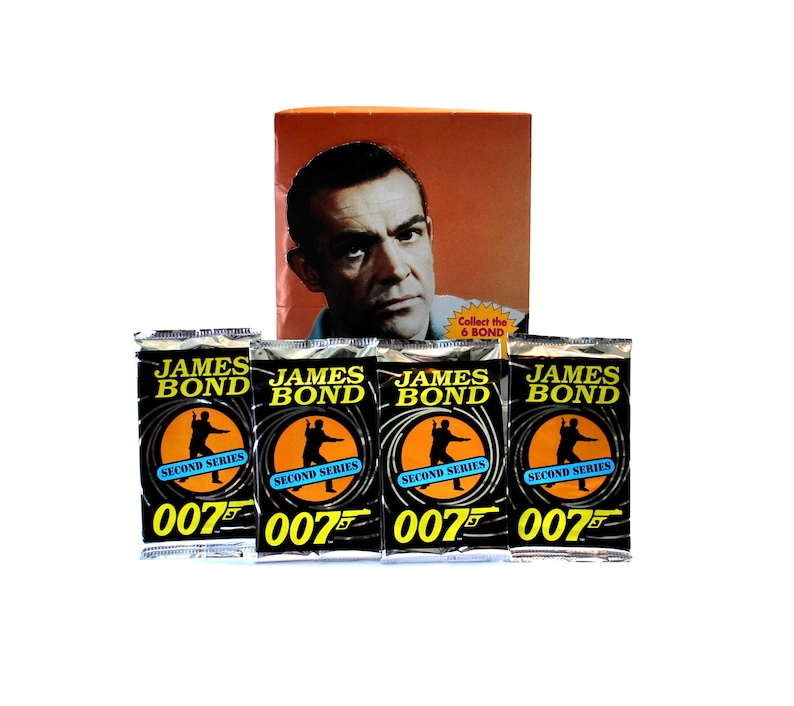 4 Packs James Bond 007 Trading Cards by Eclipse 1993 Series 2 - Etsy
