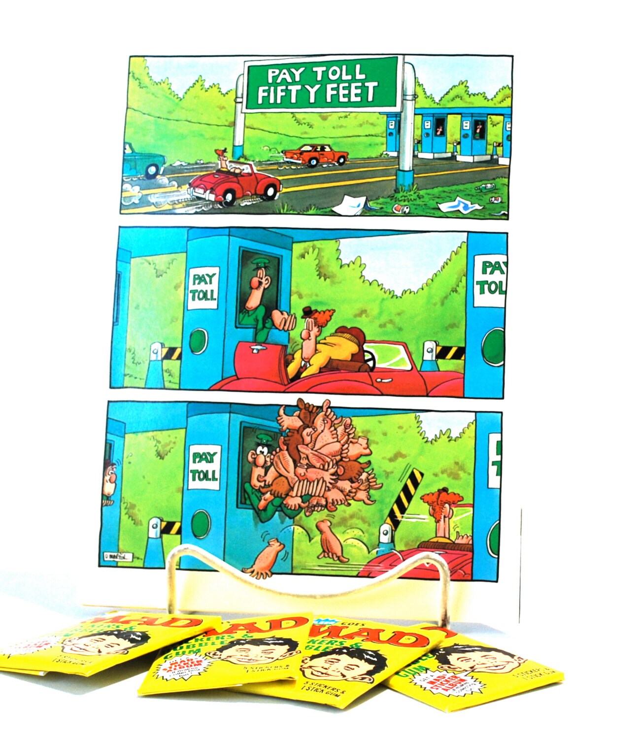 MAD Sticker Album & 4 Sticker Packs 1982 Fleer | Etsy