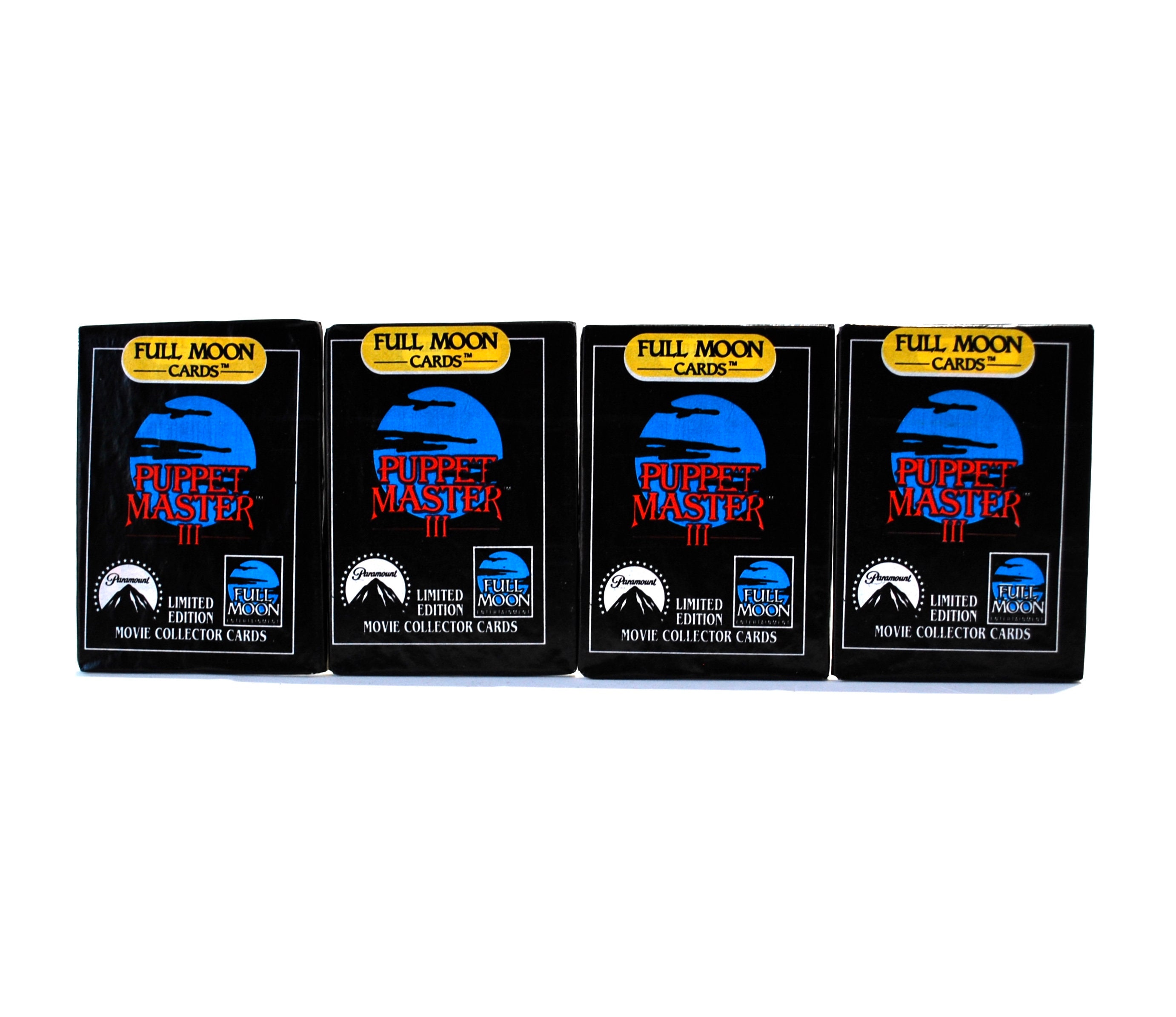 Puppet Master Trading Card Pack by Full Moon Cards Set of 5 Cards 1991 ...