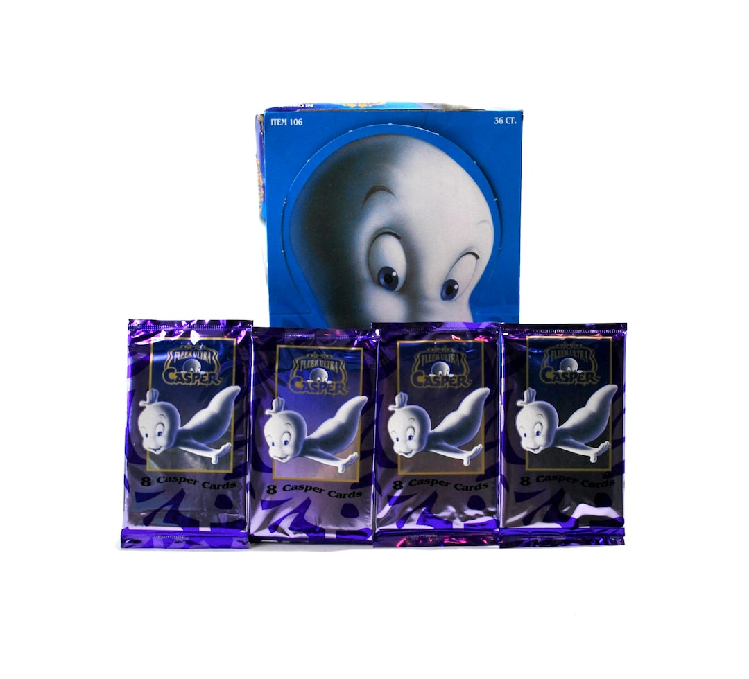 4 Packs Casper the Friendly Ghost Trading Cards Fleer Ultra 1995 - Etsy
