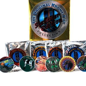 4 Packs of Original Krome Kap Pogs Slammer Edition Milk Caps Slammers ...