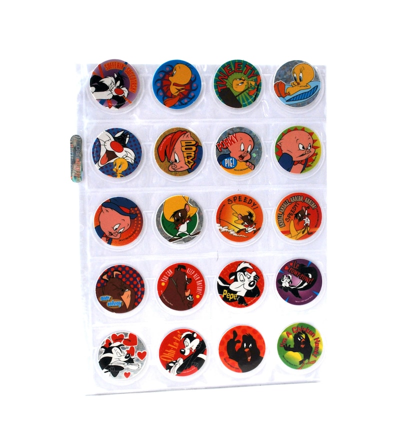 Looney Tunes Pog Collection Set 1-60 WPF Tweety Daffy Duck - Etsy