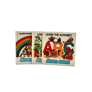 Munch Bunch Books Alphabet, Shapes & Colors, and Learn Opposites ...