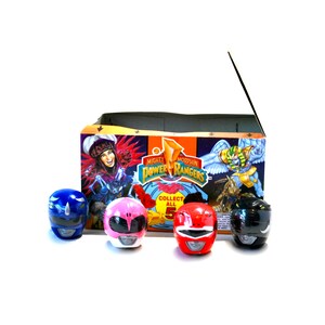 Mighty Morphin Power Rangers Candy Helmets & Collectible Figures by ...