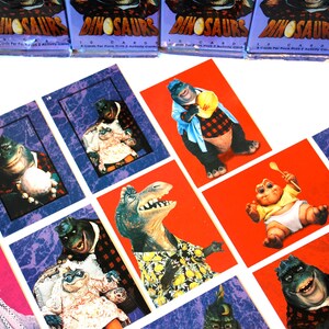 4 Packs Dinosaurs TV Show Trading Cards by Pro Set Not the Mama - Etsy ...