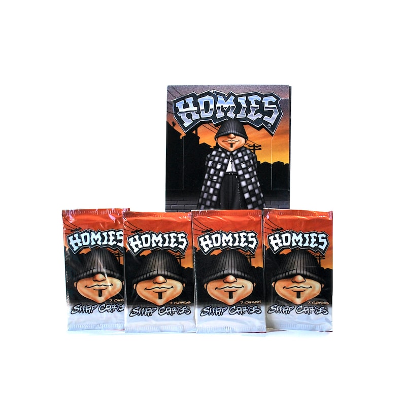 4 Packs of Homies Trading Cards Swap Cards Baddest on the Block - Etsy