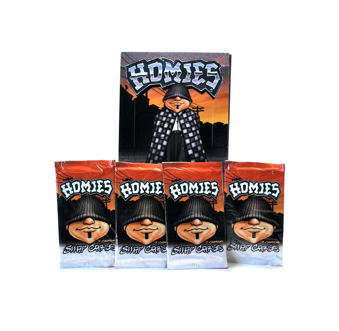 4 Packs of Homies Trading Cards Swap Cards Baddest on the Block - Etsy
