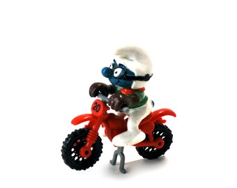Rare Smurf Figure - Etsy