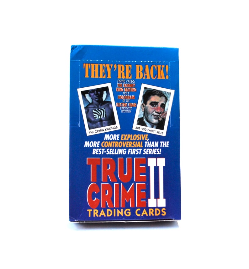 4 Packs of True Crime Trading Cards Series II by Eclipse - Etsy