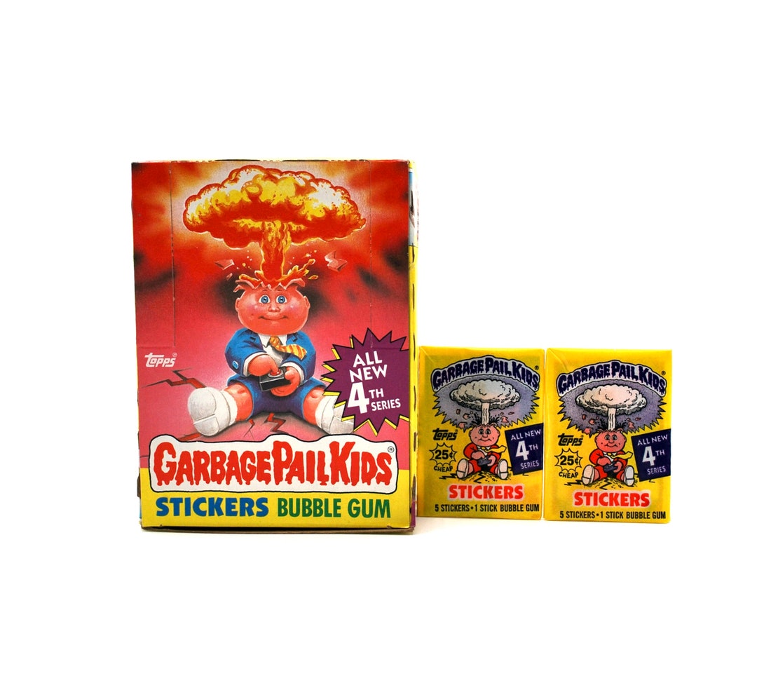 2 Packs of Garbage Pail Kids Stickers 4th Series 1986 - Etsy