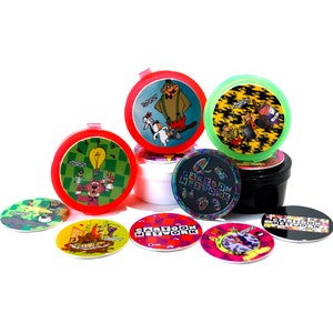 Cartoon Network Pogs and Slammer With Pog Tube 1995 - Etsy