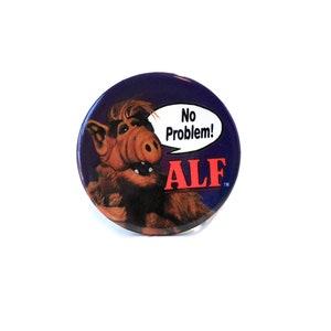 2 Alf No Problem Buttons Old Stock 1986 - Etsy