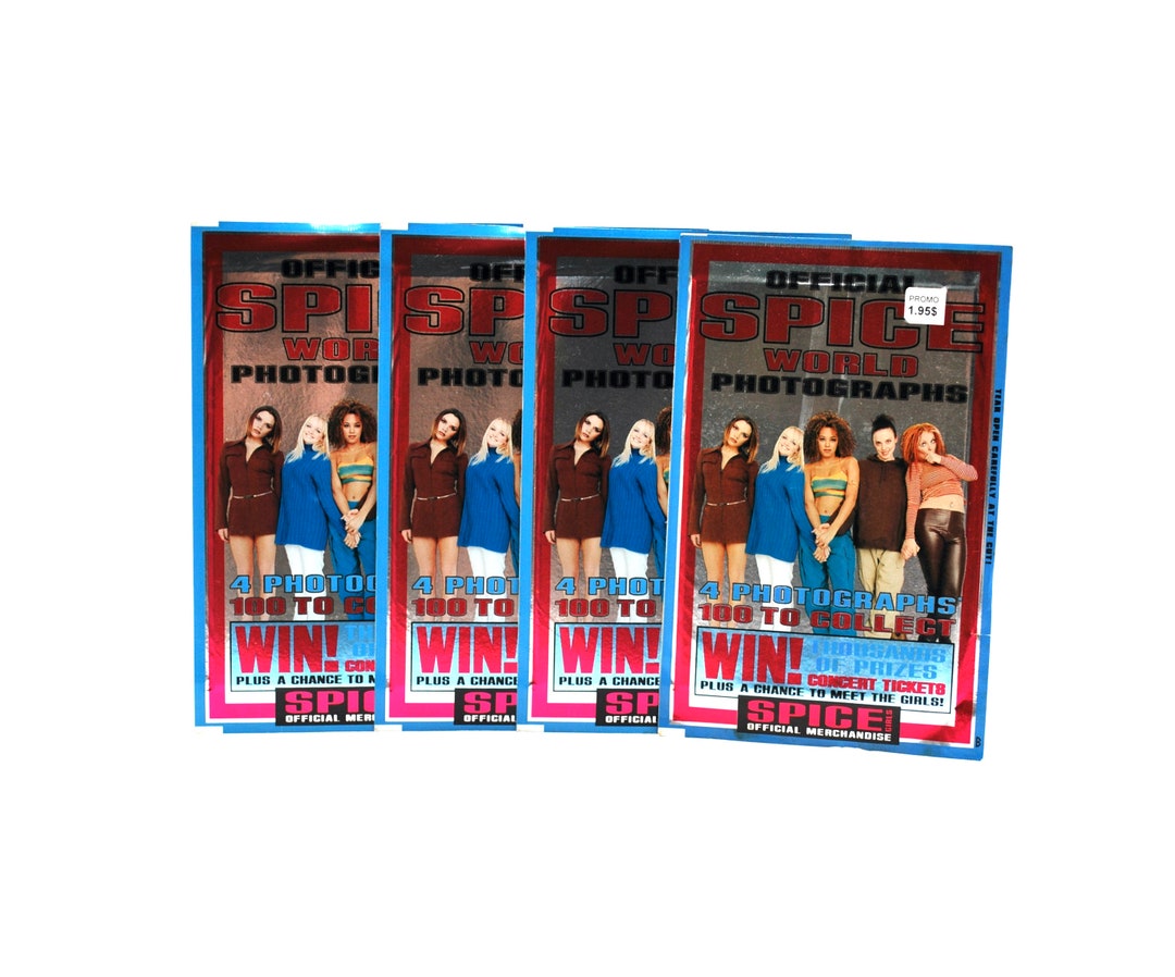4 Packs Spice Girls Spice World Photograph Cards by Magic Box 1997 - Etsy
