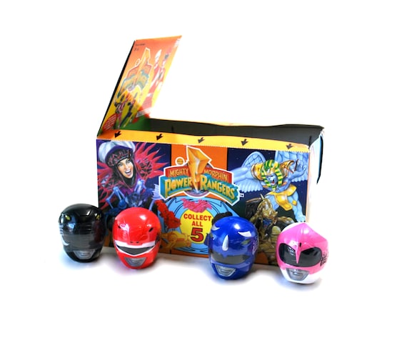 Mighty Morphin Power Rangers Candy Helmets & Collectible - Etsy