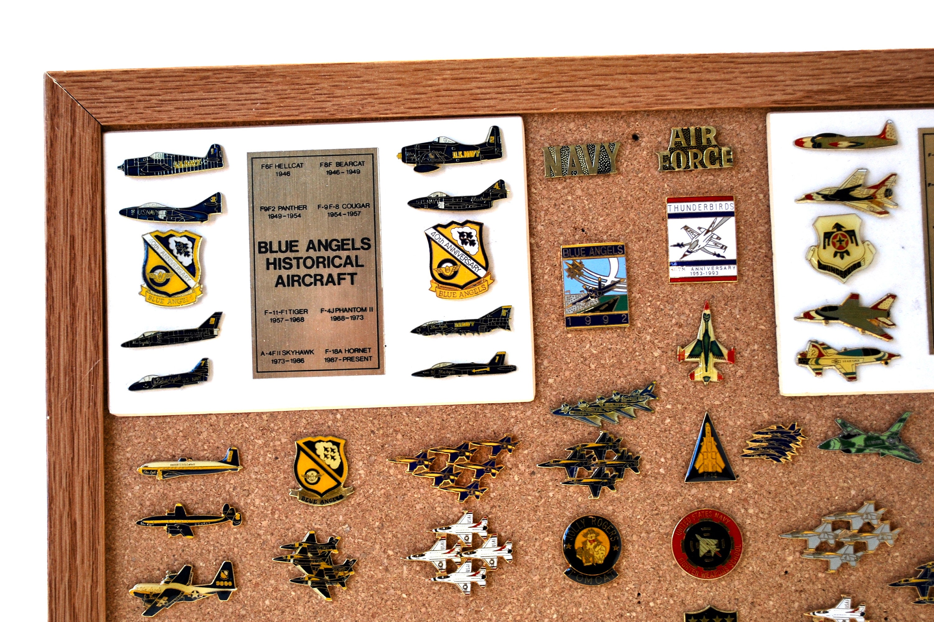 Large Collection of Blue Angels & Thunderbird Pins Aircrafts | Etsy