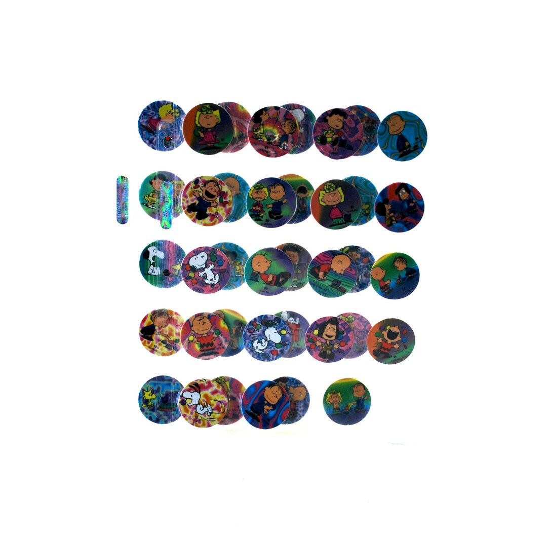 Peanuts Pog Set 1-38 Complete Set Charles Schulz - Etsy