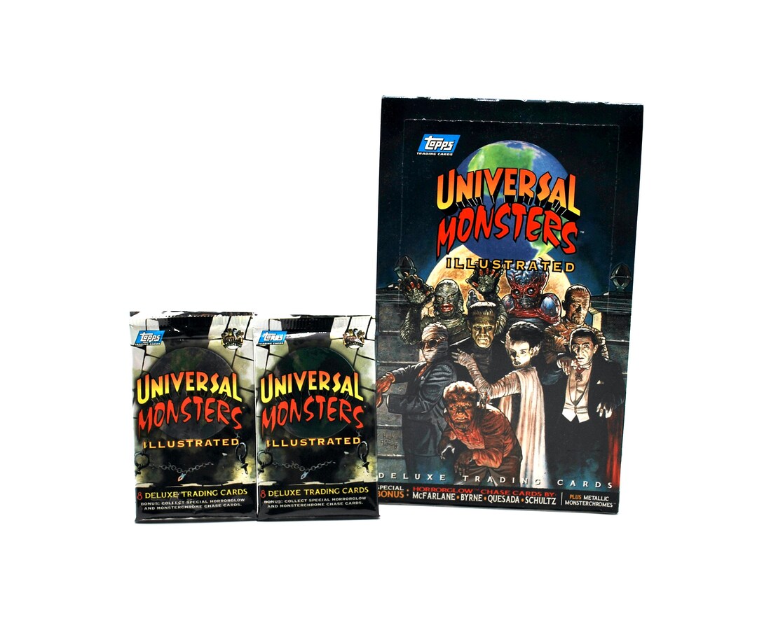 2 Packs Universal Monsters Trading Cards by Topps the Mummy ...