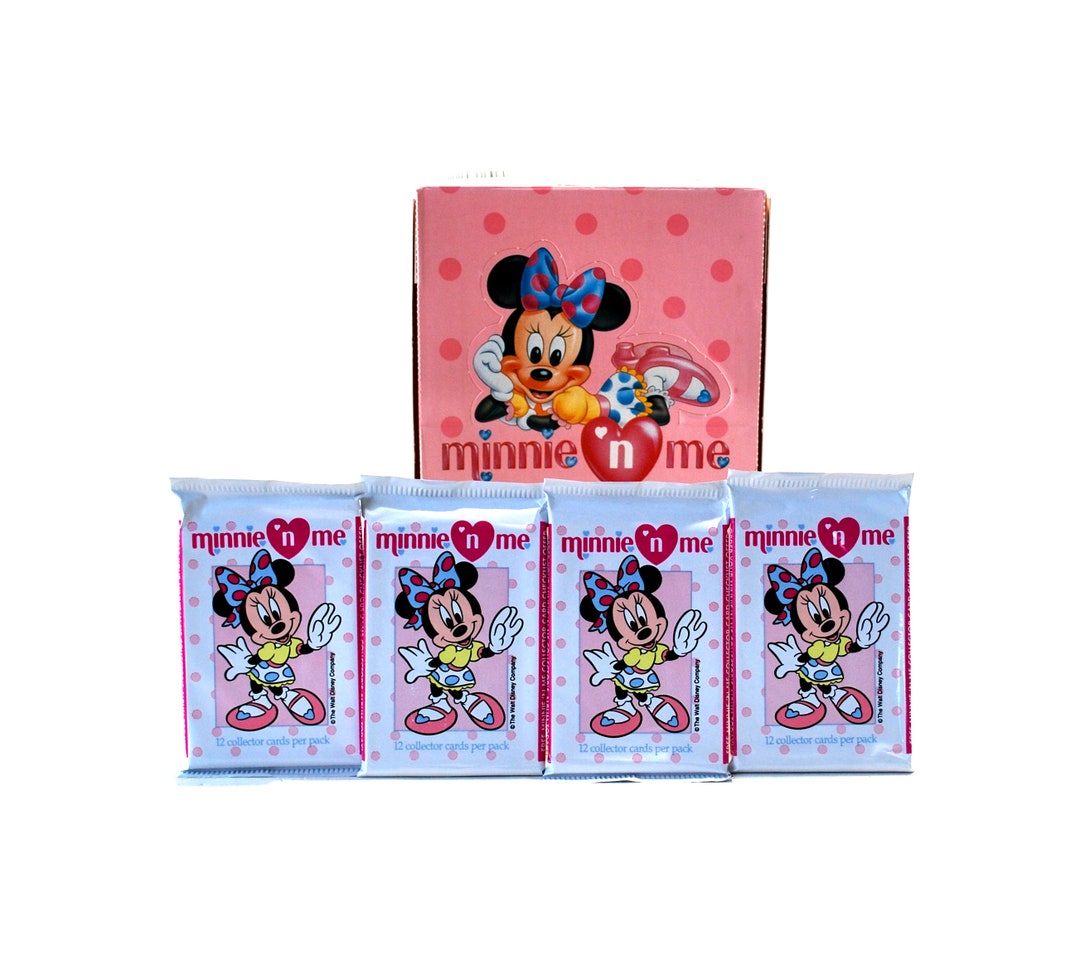 4 Packs Minnie 'n Me Trading Cards Disney Mickey Mouse - Etsy
