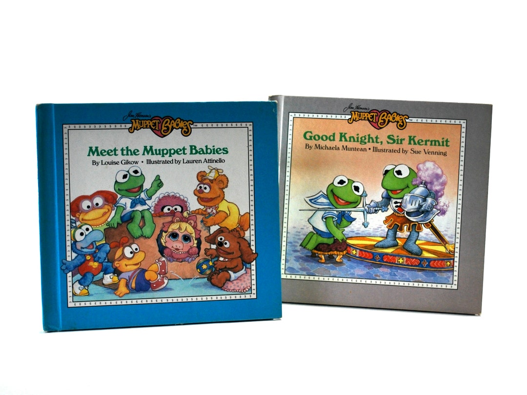 11 Muppet Babies Books Fozzie Baby Piggy Gonzo Scooter & - Etsy