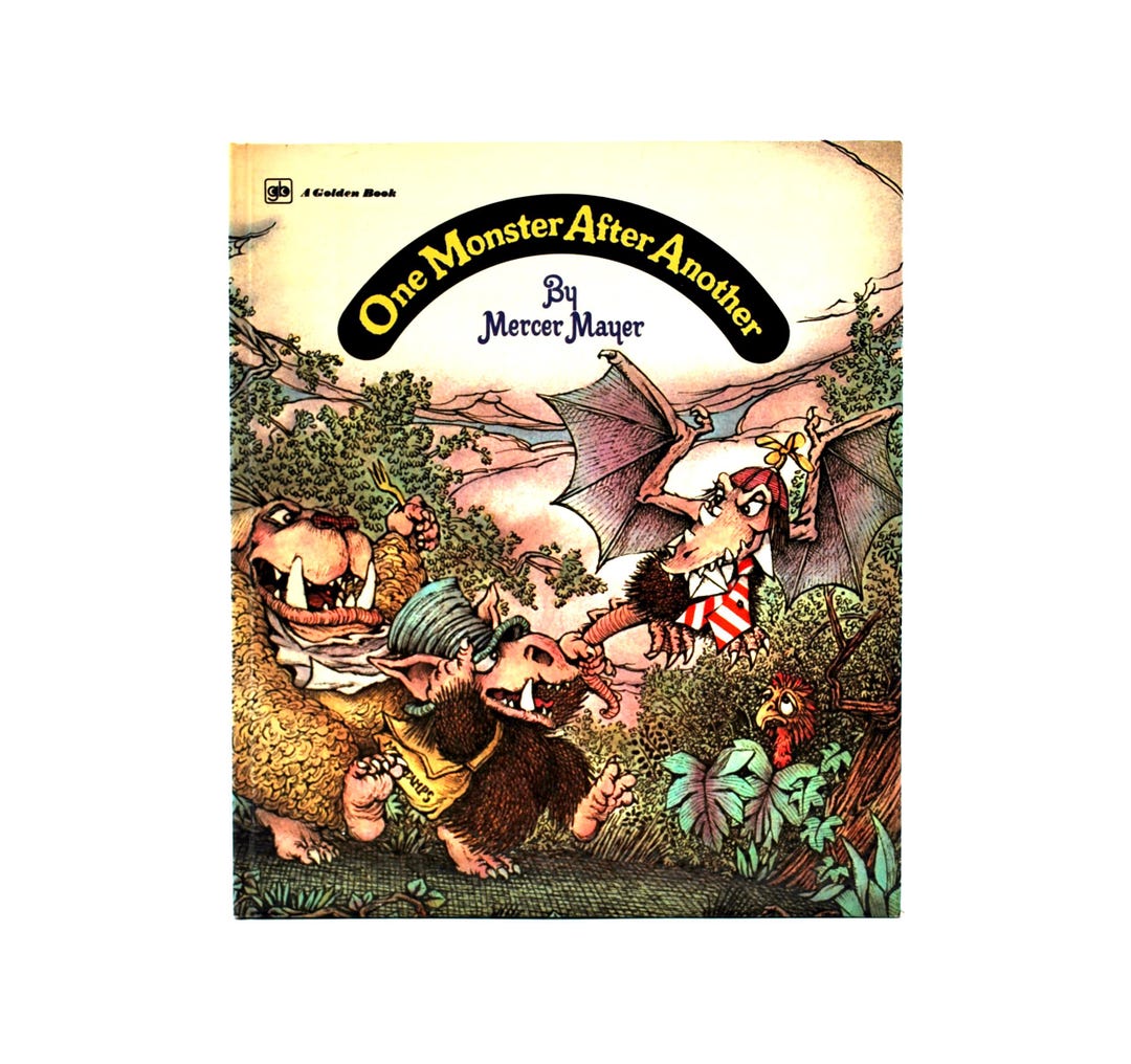 One Monster After Another by Mercer Mayer A Golden Book 1974 - Etsy