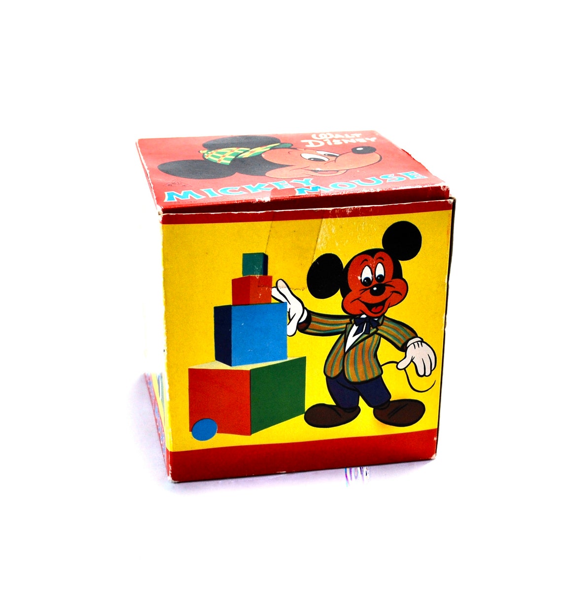 Disney Stackable Blocks Mickey Mouse made in West Germany IOB | Etsy