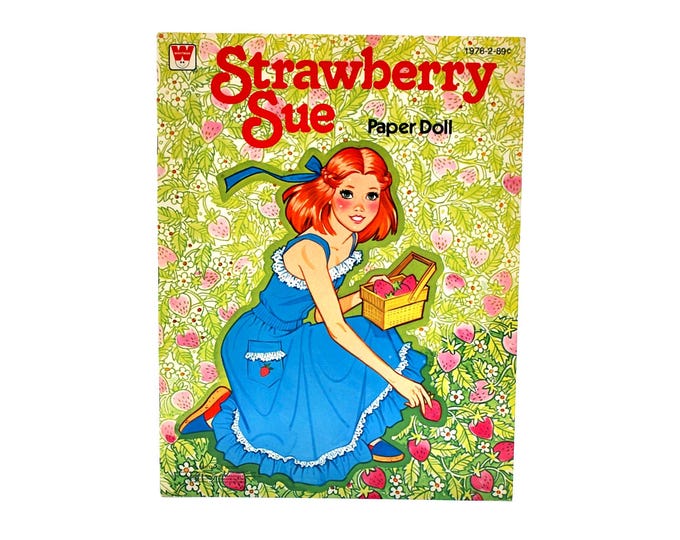 Strawberry Sue Paper Doll UNCUT by Whitman Publishing - Etsy