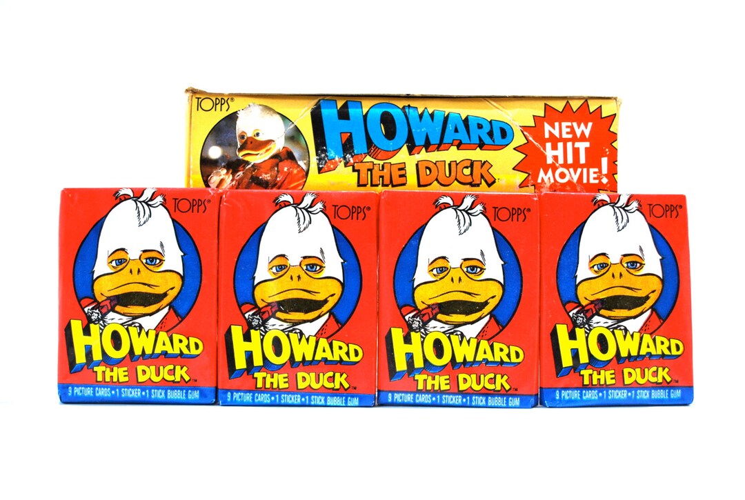 2 Packs Howard the Duck Trading Cards & Stickers by Topps 1986 - Etsy