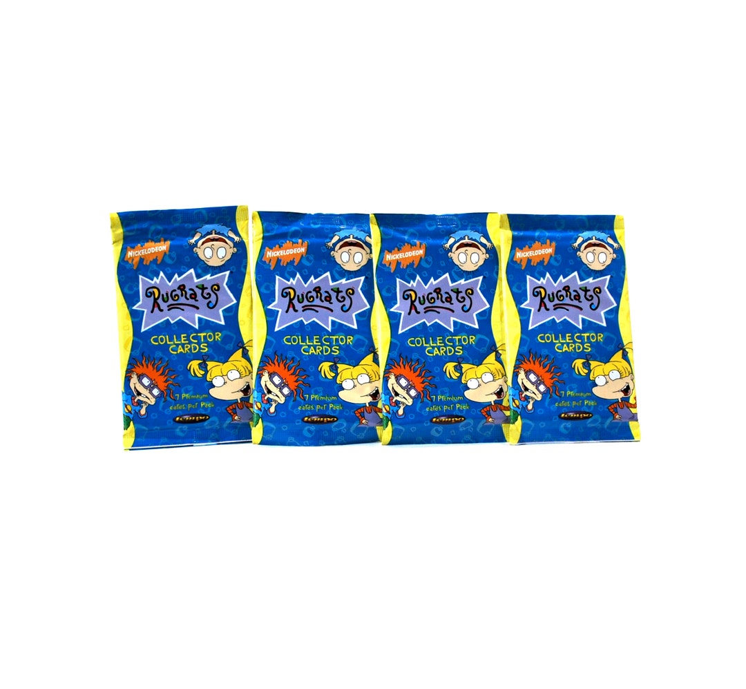 4 Packs of Rugrats Trading Cards by Tempo 1997 Nickelodeon Tommy ...