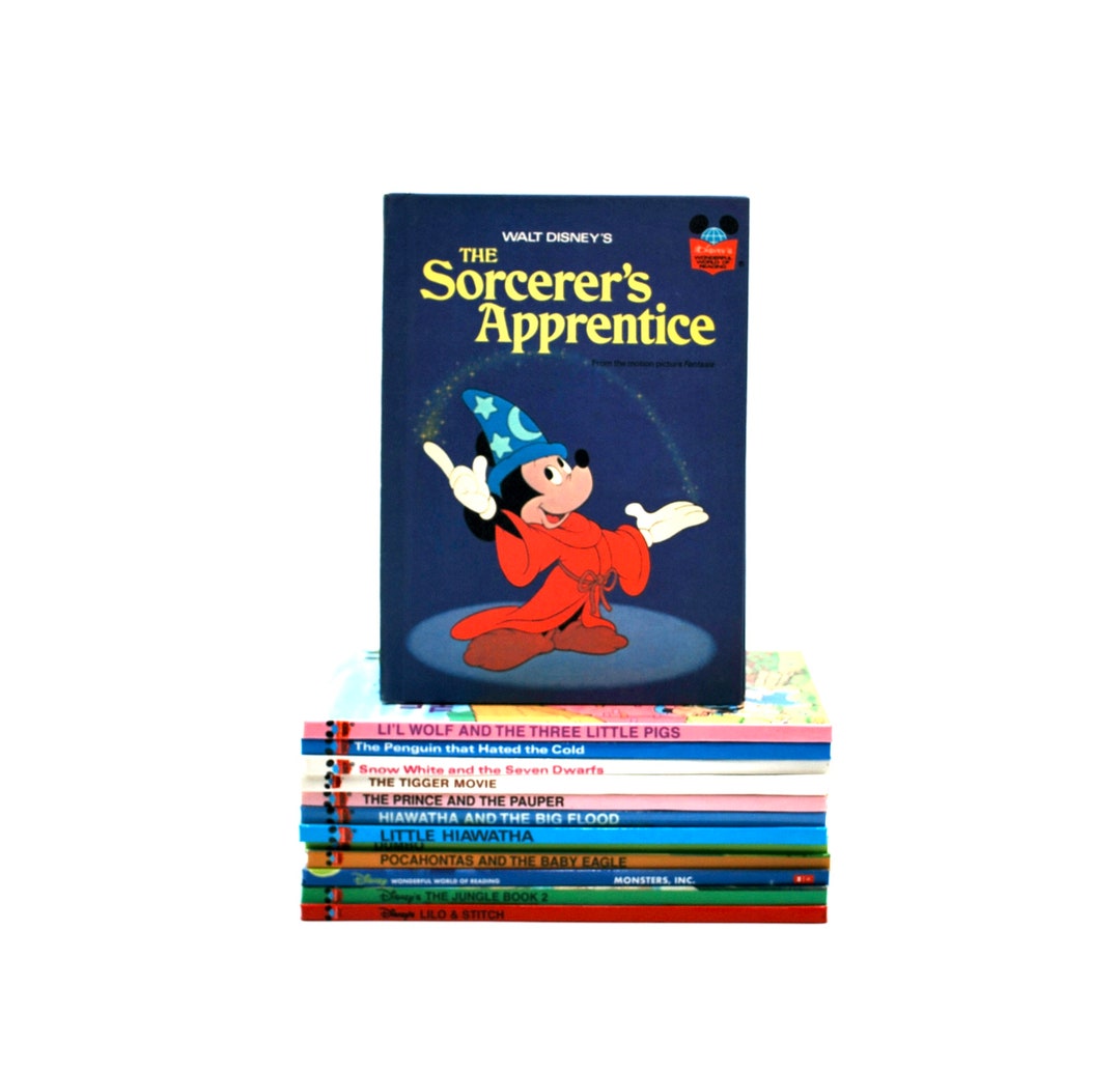 Disney's Wonderful World of Reading Book Collection 13 Hardcovers - Etsy