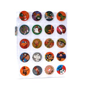 Looney Tunes Pog Collection Set 1-60 WPF Tweety, Daffy Duck, Bugs Bunny ...