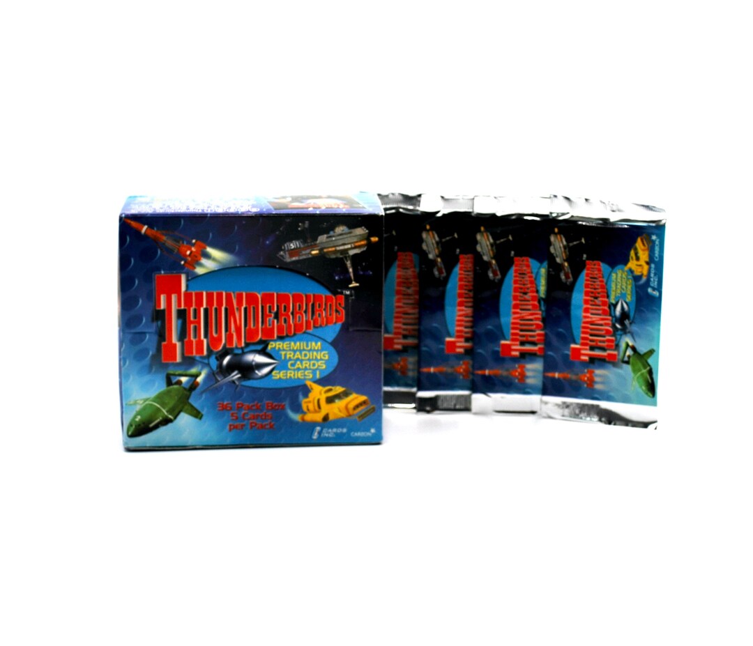 4 Packs Thunderbirds Premium Trading Cards by Cards Inc 5 Cards per ...