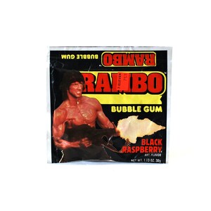 Rambo Black Flak Bubble Gum Pouches Black Raspberry Both Variations - Etsy