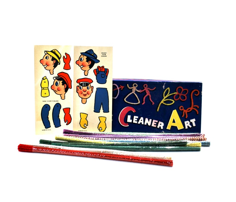 Pipe Cleaner Art Set Something New Arts & Crafts Super - Etsy