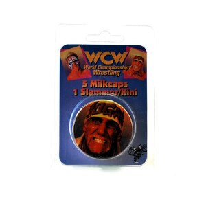 WCW World Championship Wrestling Pogs & Slammer Blister Pack 5 Milk ...