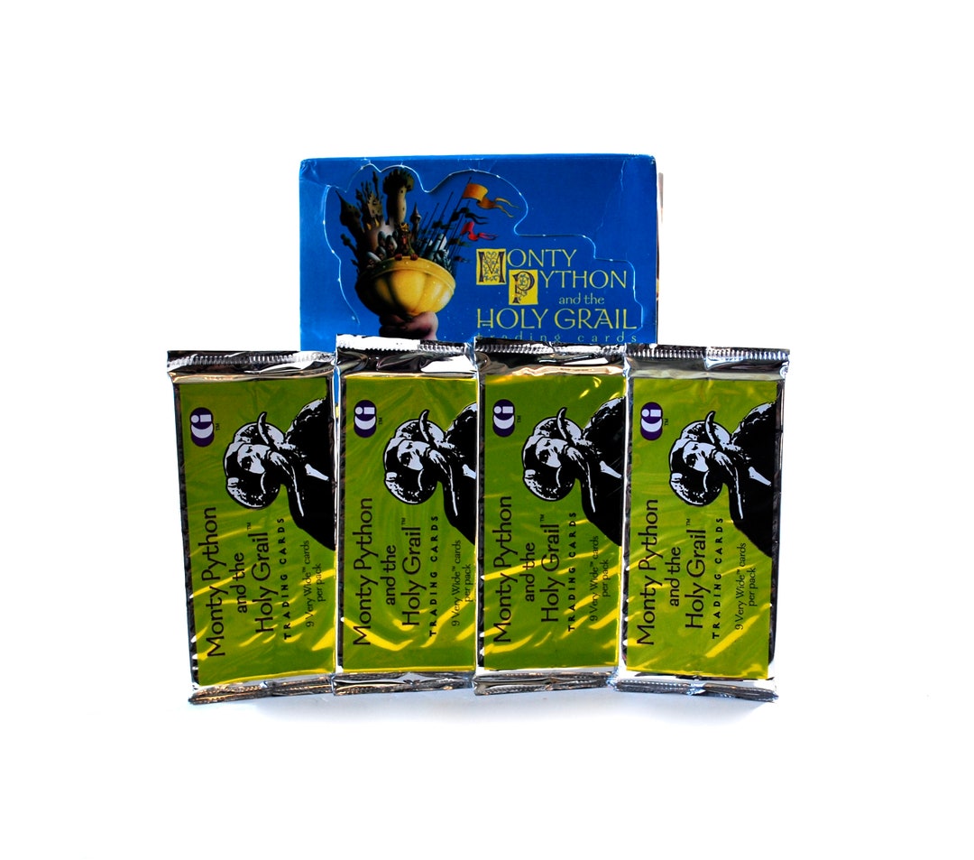 4 Packs Monty Python and the Holy Grail Trading Cards by Cornerstone ...