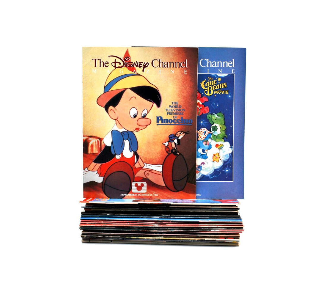 The Disney Channel Magazines 27 Issues December 1985 - November 1988 - Etsy