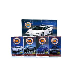 4 Packs of 100 Dream Cars Trading Cards Collector's Series 1 Vintage ...