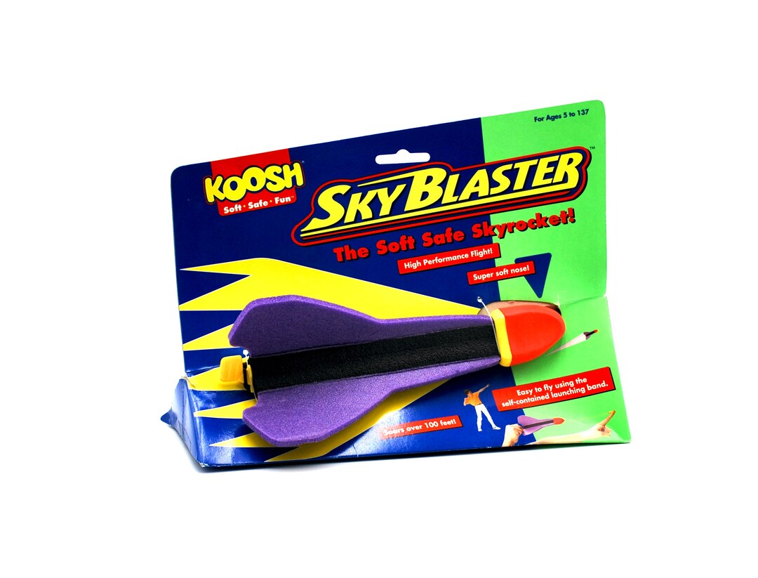 Koosh Sky Blaster the Soft Safe Skyrocket 1994 Old Stock - Etsy
