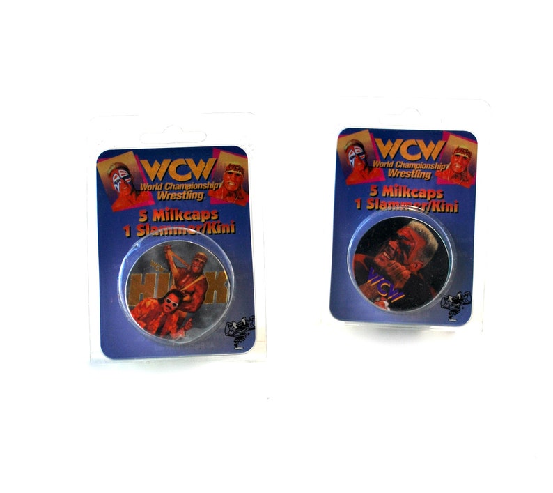 WCW World Championship Wrestling Pogs & Slammer Blister Pack 5 - Etsy