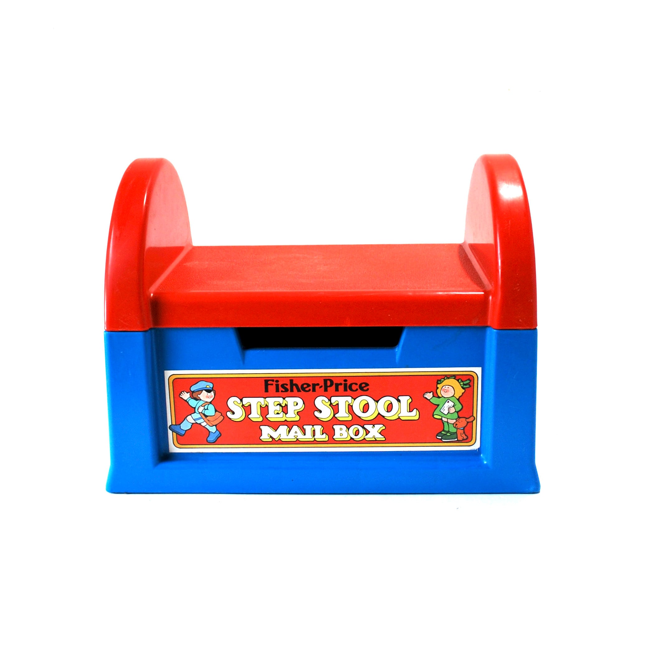 Fisher Price Step Stool Mailbox 1984 Red & Blue Mailman | Etsy