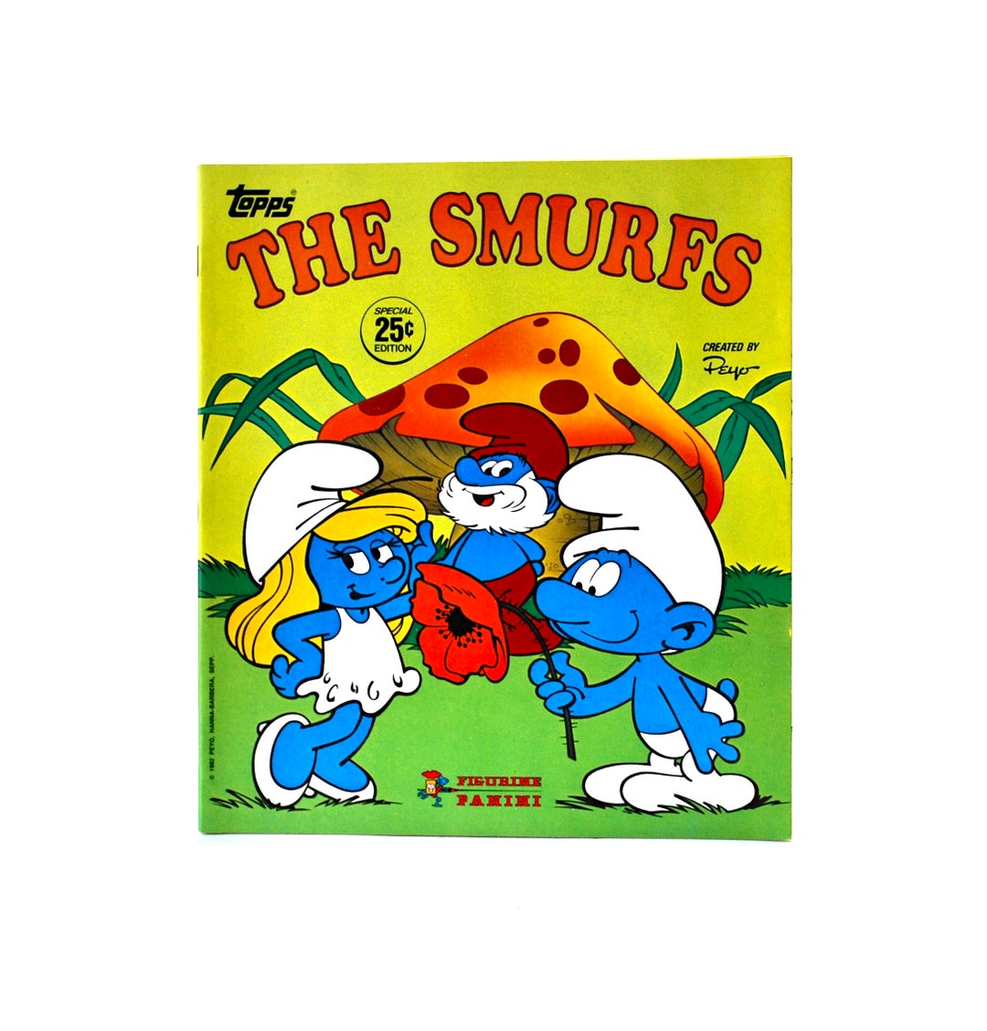 The Smurfs Sticker Album Unused by Panini 1982 - Etsy